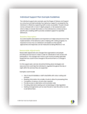 LP - Individual Support Plans - template and guide